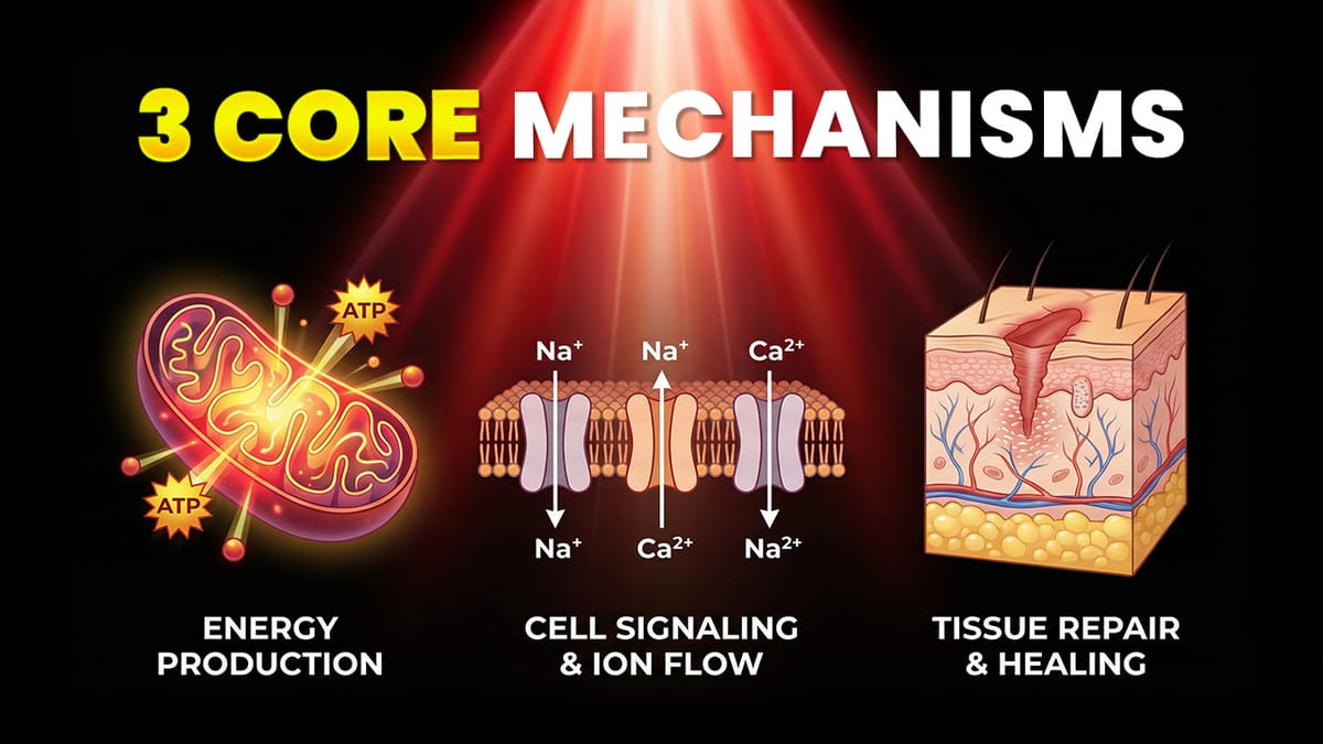 The 3 Red Light Therapy Mechanisms Explained
