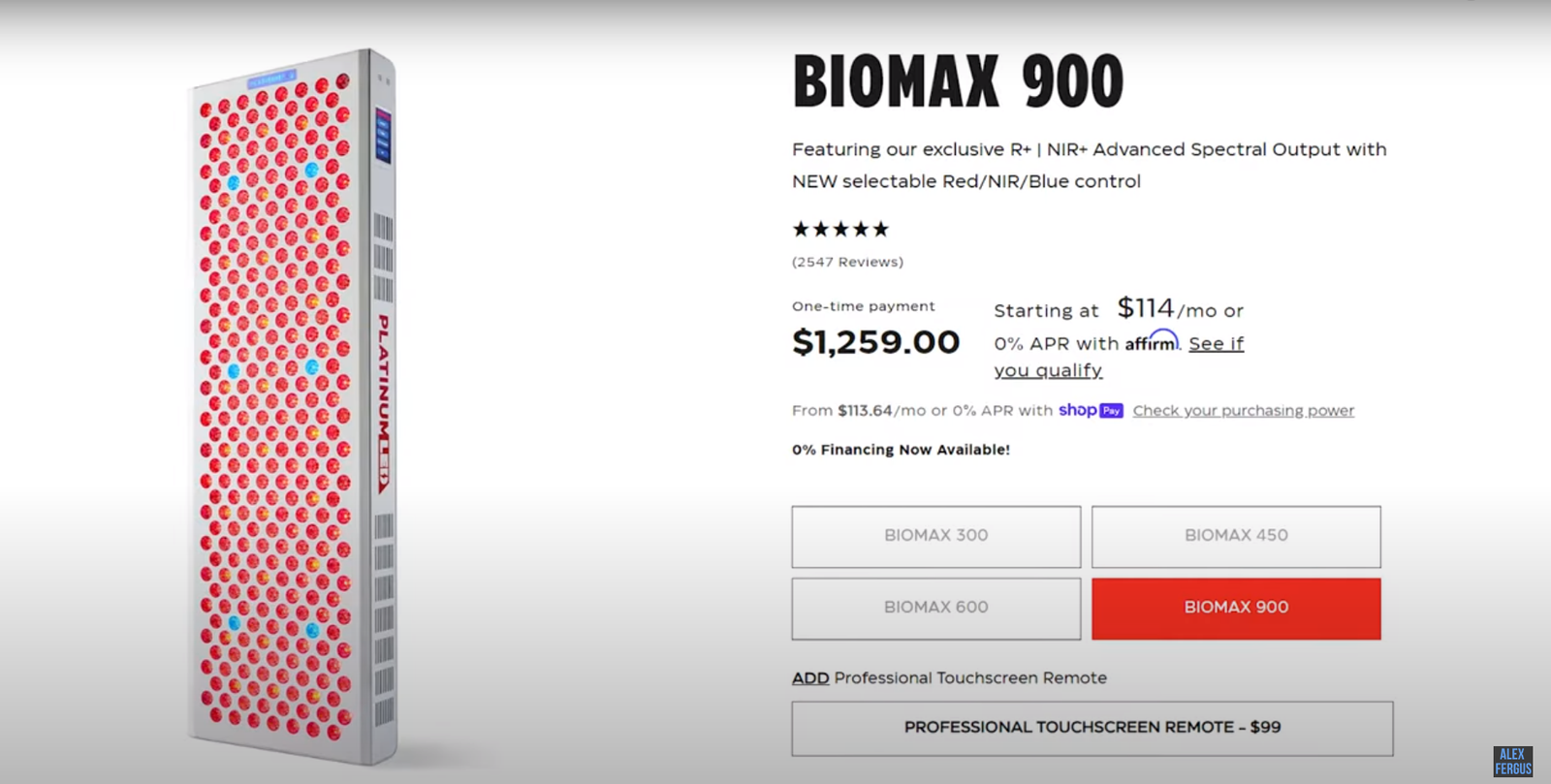 PlatinumLED BioMax 900 Review: Now With 1060nm Light?!!